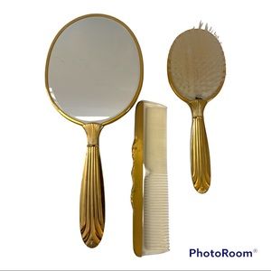 Accessories | Victorian 3pc Faux Pearls Rhinestones Vanity Set | Poshmark